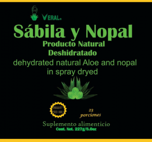 Mezcla de nopal y sábila en polvo para diluir de 227 grs – Productos ...